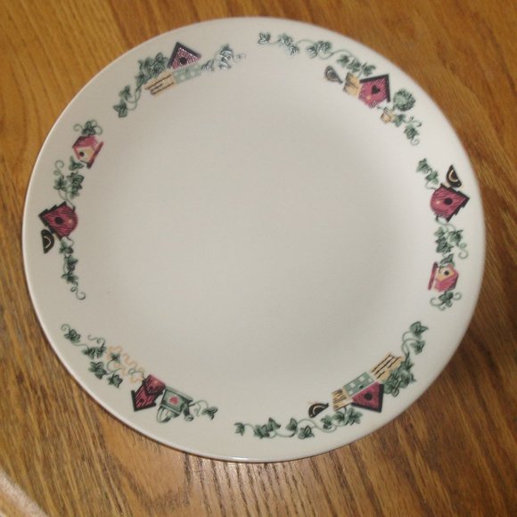 Corelle | Dining | Lot 5 Corelle Garden Home Birdhouse Dinner Plates ...